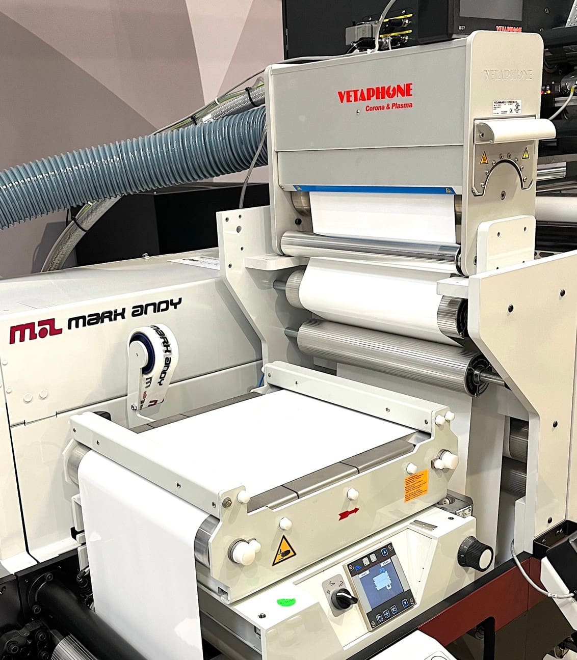 Vetaphone Corona Treatment Technology - Mark Andy's Showroom